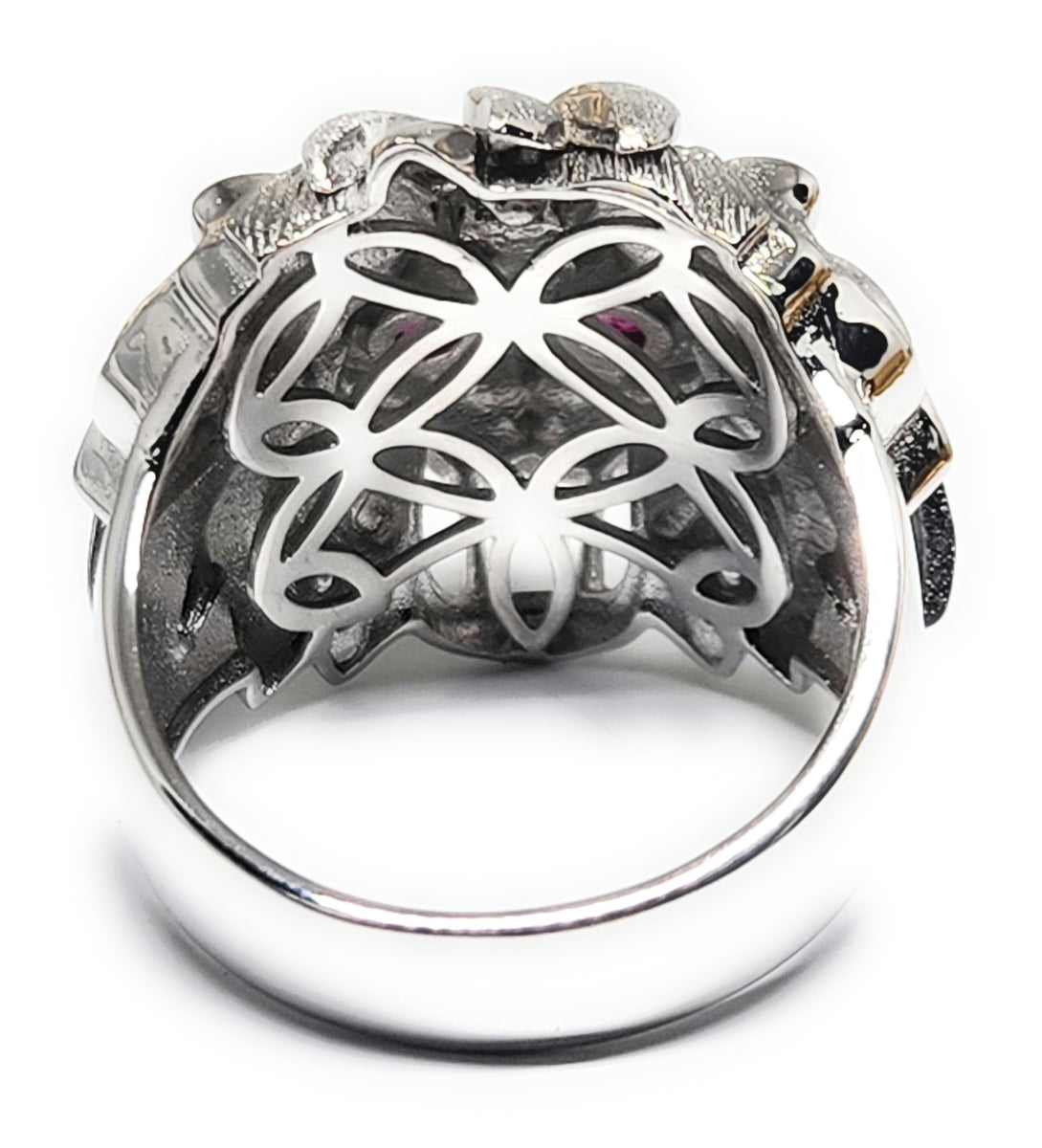 .925 Silver LION HEAD CZ Ring – Fran & Co. Jewelry Inc.