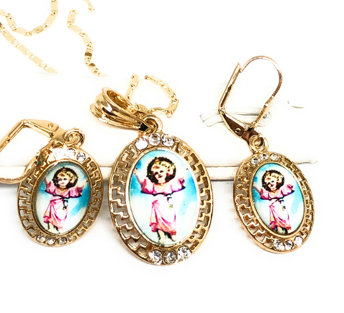 GOLD PLATED JEWELRY – Tagged "Santo Nino Pendants"– Fran & Co. Jewelry Inc.