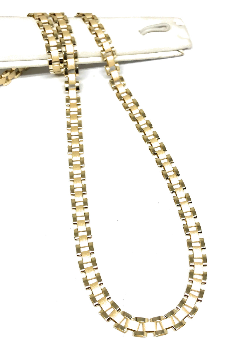 10k Solid Gold Yellow Jubilee Oyster "ROLEX" Style Chain 20-26 inch 6 ...